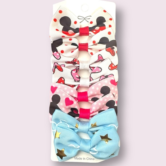 Accessories | Disney Inspired Hair Clips Set Of 8 Little Girls New ...